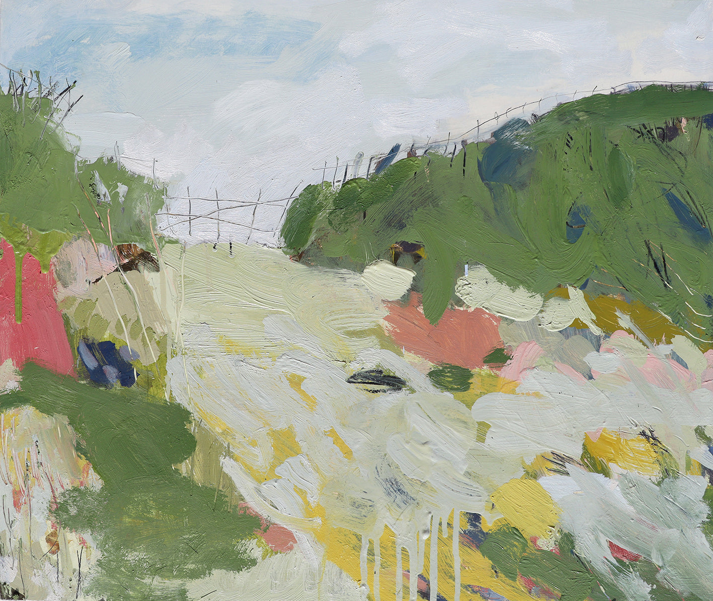 Path Up The Hill – Sam Rudd Textiles